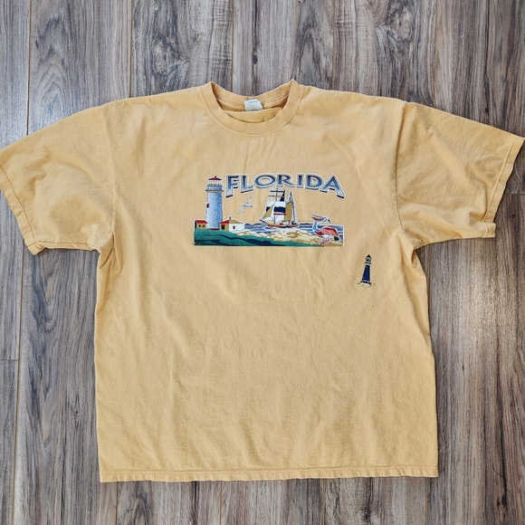 Vintage | Tops | Vintage 9s Florida Travel Destination Tee | Poshmark